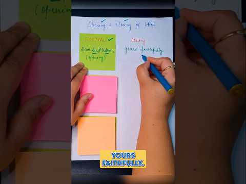 Opening and closing of IELTS letter writing