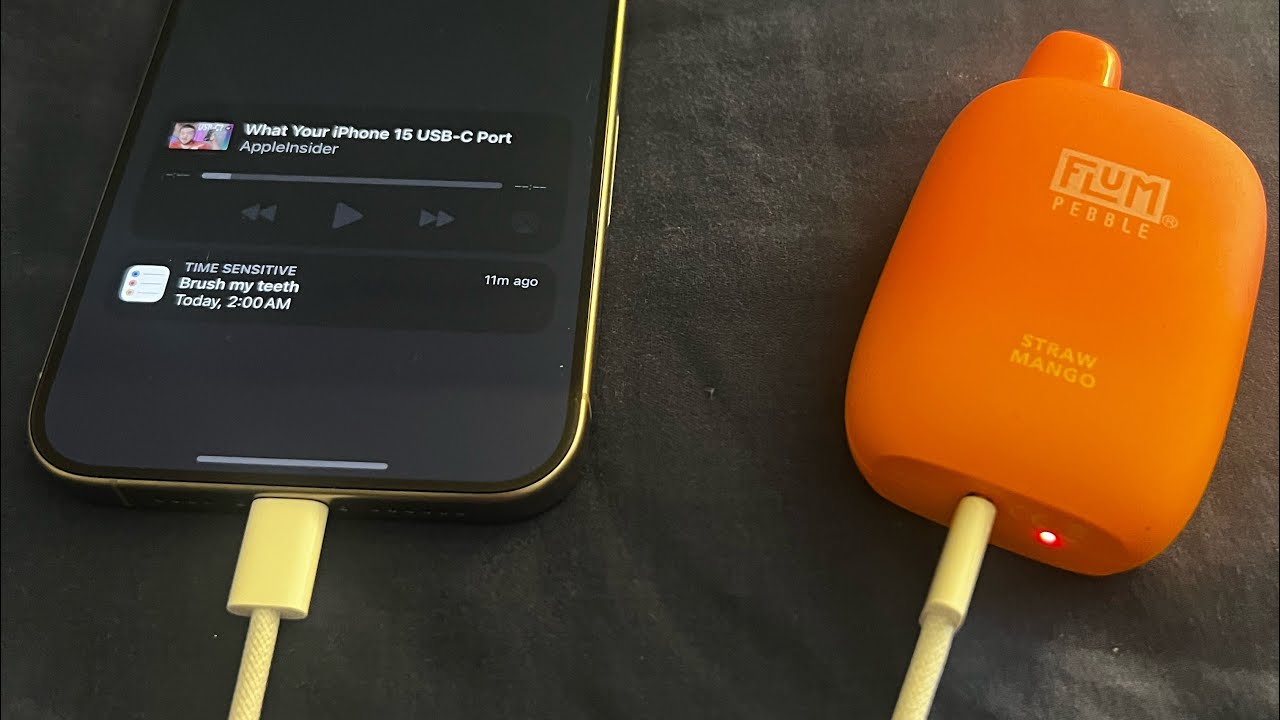 iPhone 15 Pro Max Can Charge Your Vape