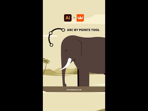 Create perfect arcs in Adobe Illustrator