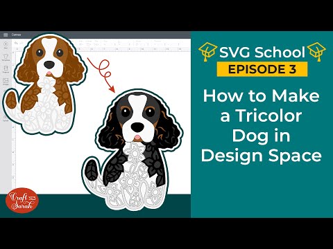 How to Make a Tricolor Dog SVG 🐕 [SVG School Ep 3]