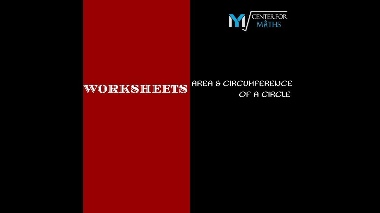 WORKSHEET PRACTICE - Area and Circumference (Grade 09)