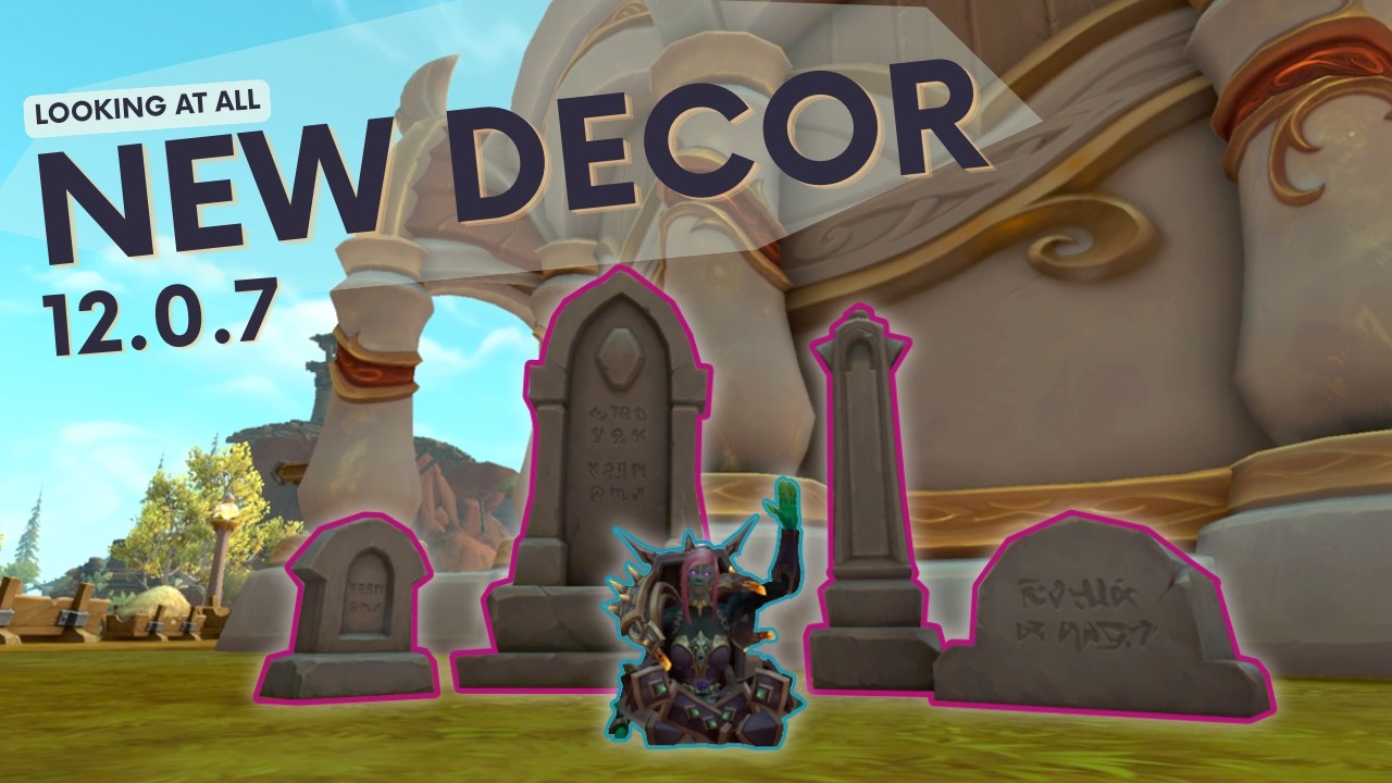 New Housing Items Coming in Patch 12.0.7 (Full Decor Showcase & Review)