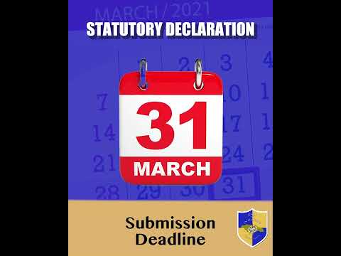 Statutory Declarations 2021 - PSA 2