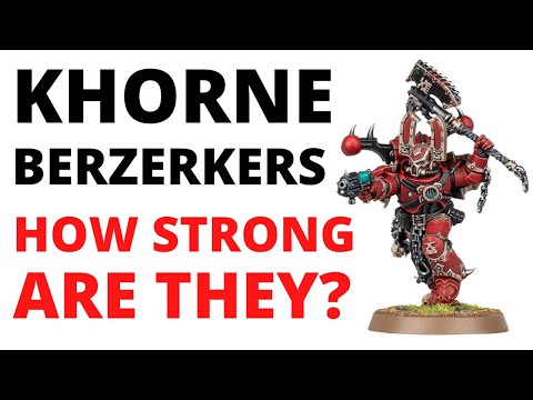 Khorne Berzerkers in Warhammer 40K - How Good Are they? Unit Review for Codex World Eaters