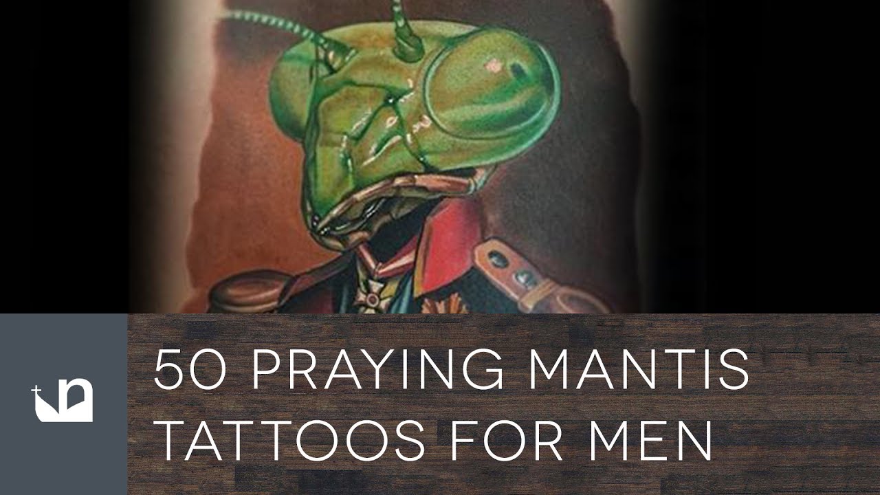 50 Praying Mantis Tattoos For Men