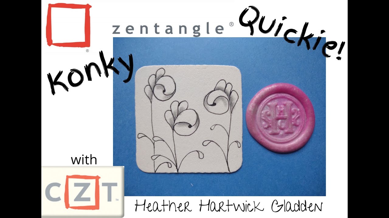 Konky | Zentangle® Quickie
