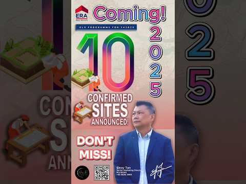 10 Confirmed Sites Announced for 1 Half 2025 #realestate #propertyinvestmentsingapore #investment