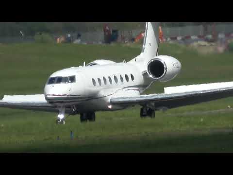GULFSTREAM G650 A7-CGD LANDING AT FARNBOROUGH EGLF UK 29-4