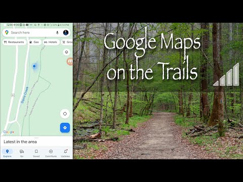 How to use Google Maps on Hiking Trails Even Without Cell Service