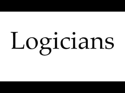 How to Pronounce Logicians