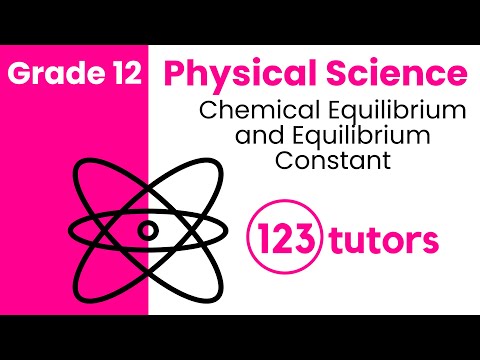 Grade 12 Physical Science | 32. Chemical Equilibrium and Equilibrium Constant by 123tutors