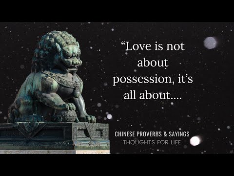 Chinese Proverbs and Sayings about Love and Life | Chinese Quotes