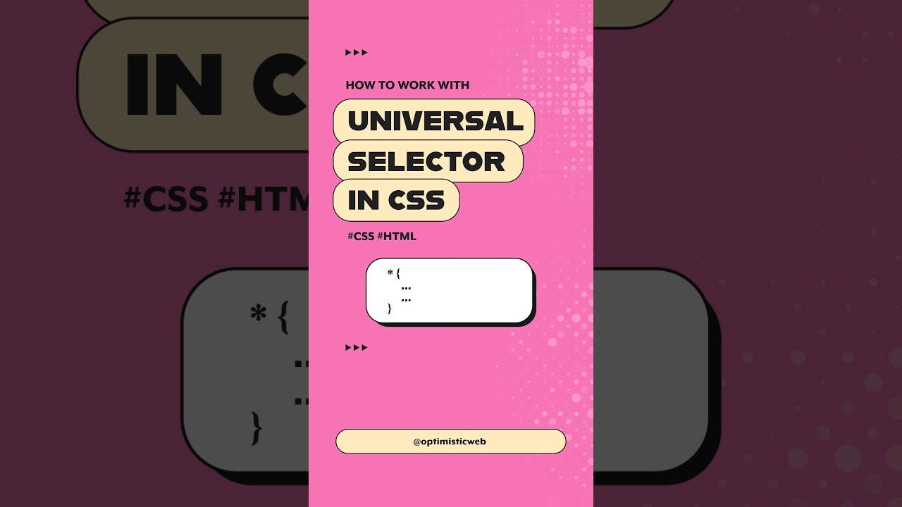 Learn the CSS Universal Selector Fast (Beginner Friendly)