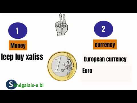 Jangg anglais 7: wagni xaliss( nombres et argent )