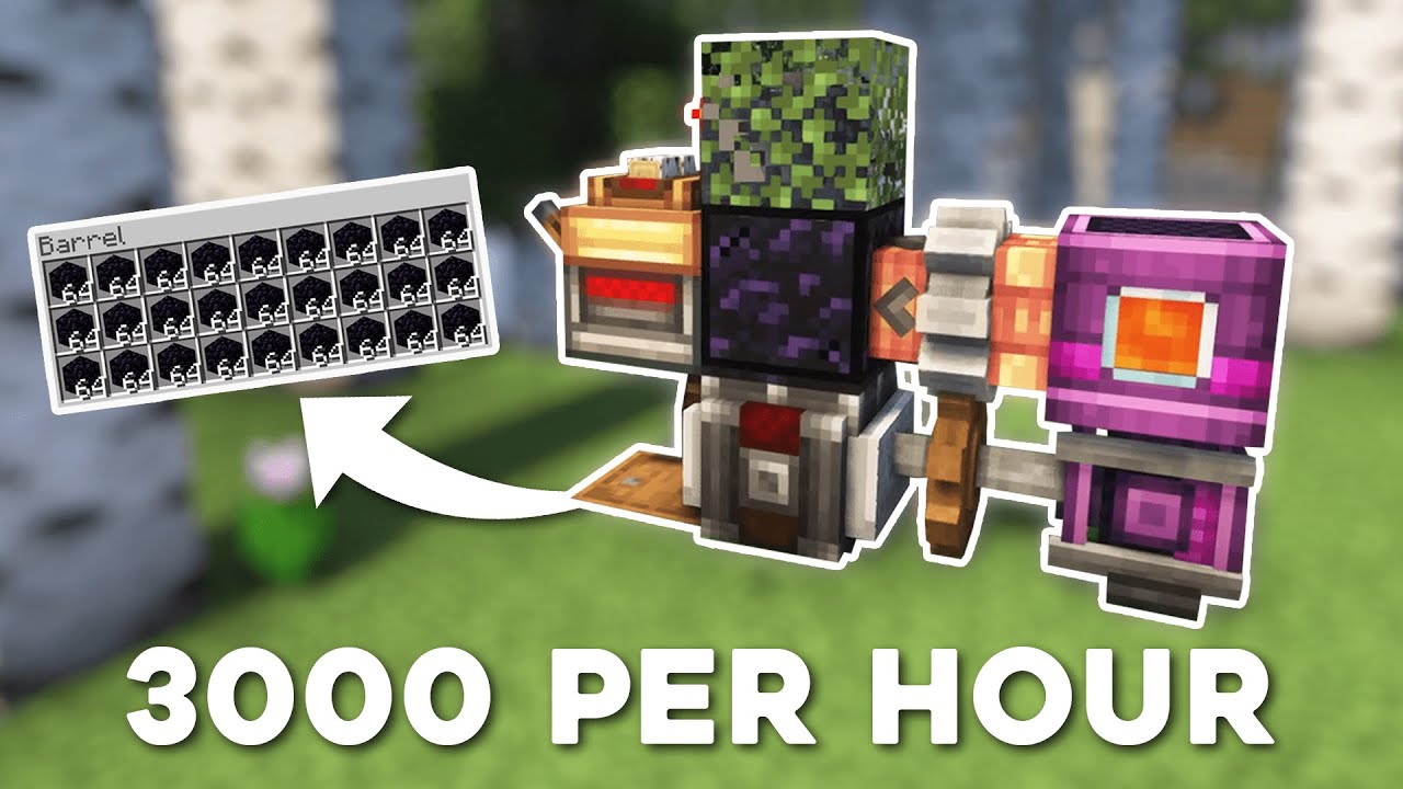 The Simplest Obsidian Farm Tutorial in Minecraft - Create Mod