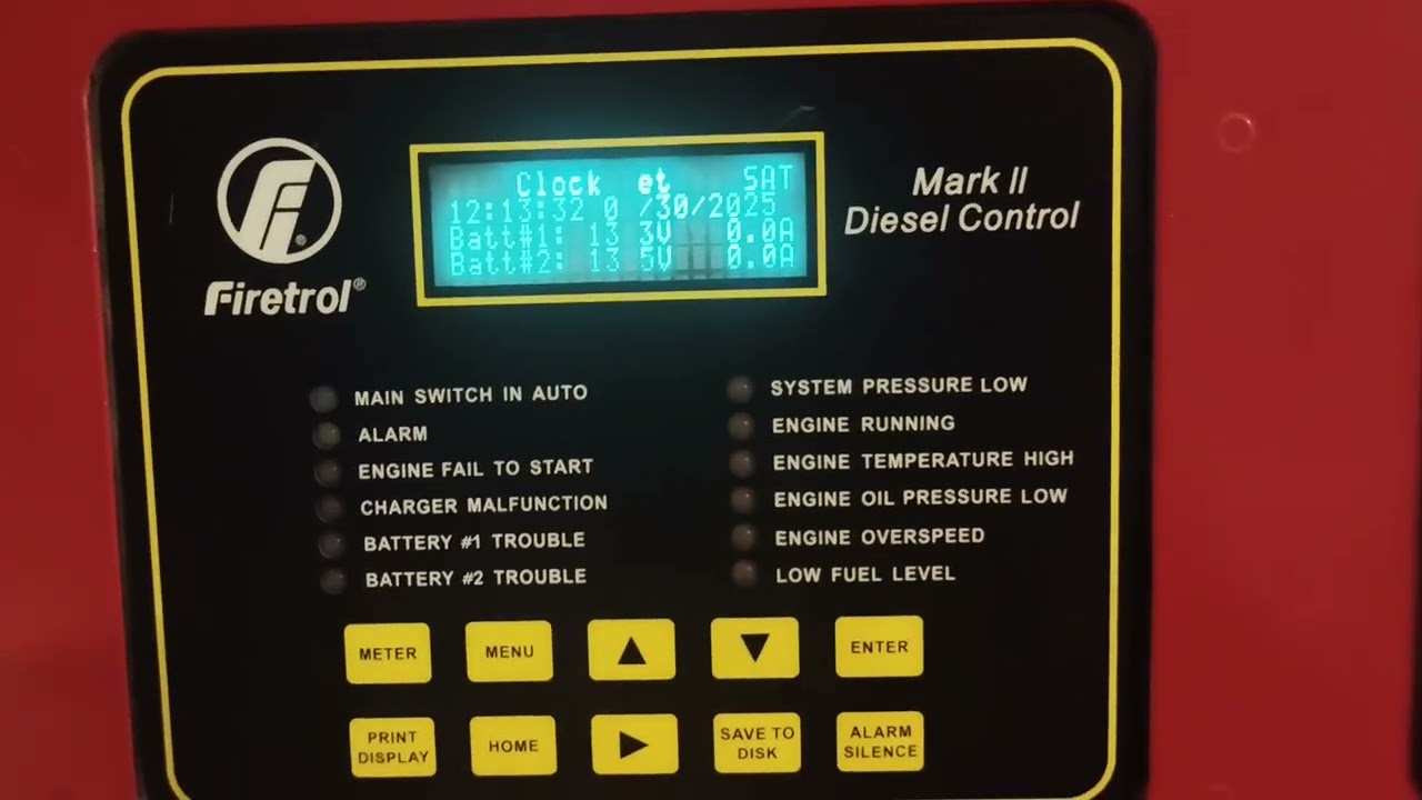 Firetrol Mark II Diesel Fire Pump Controller | Overview & Setup Guide by Engineers Guide 