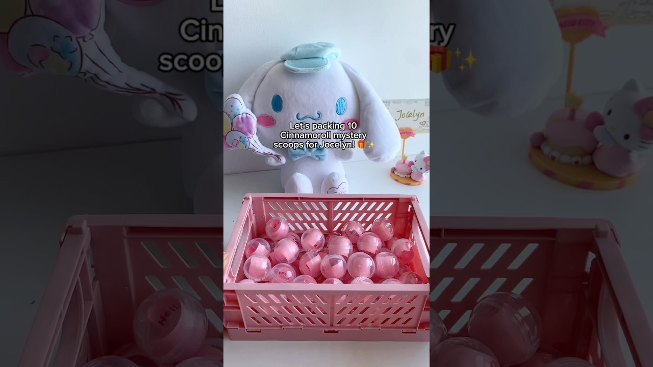 Let’s pack 10 cinnamoroll mystery scoops for Jocelyn🎁#packingorders #kawaii #birthday#fyp#mystery