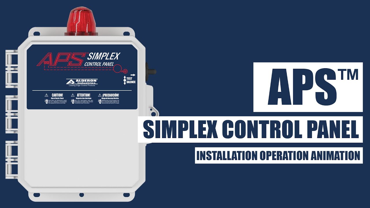 APS™ Simplex Control Panel - Installation Operation Animation