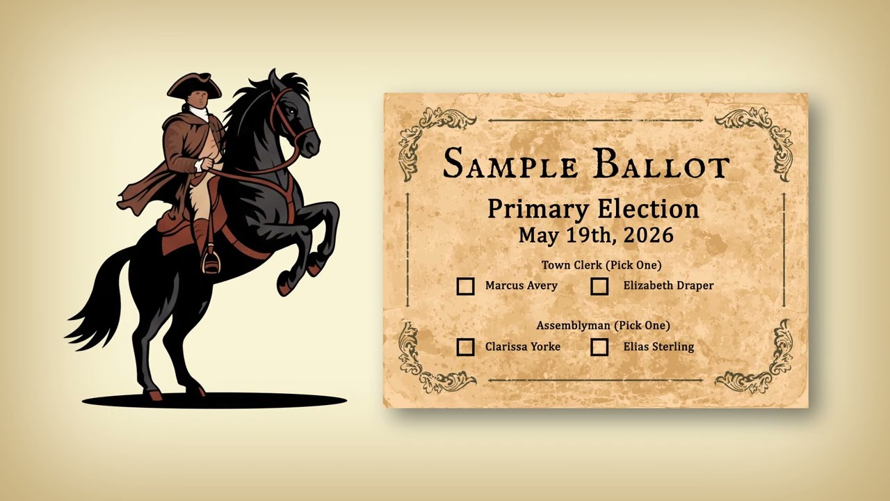 2026 Primary Election   Sample Ballot TV