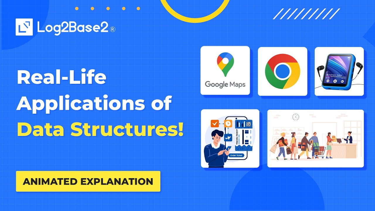Real-Life Applications of Data Structures – Animated Explanation | Log2Base2®