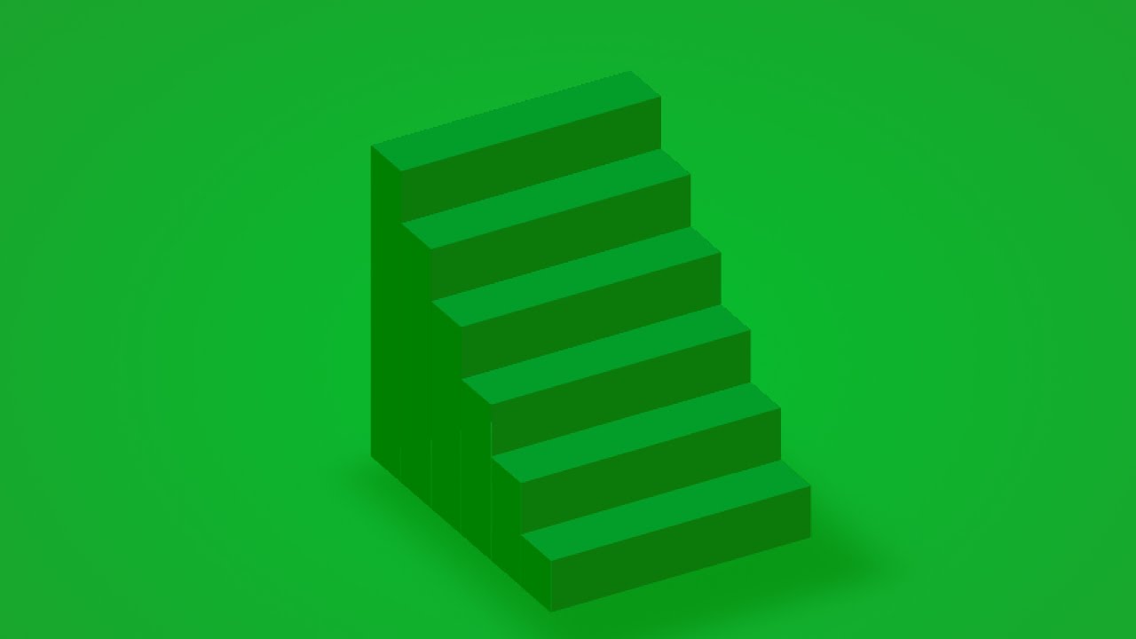 How to make 3D Animated Stairs CSS Only | Html CSS Animation Effects