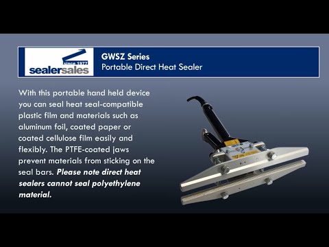 Sealer Sales GWSZ Portable Direct Heat Sealer