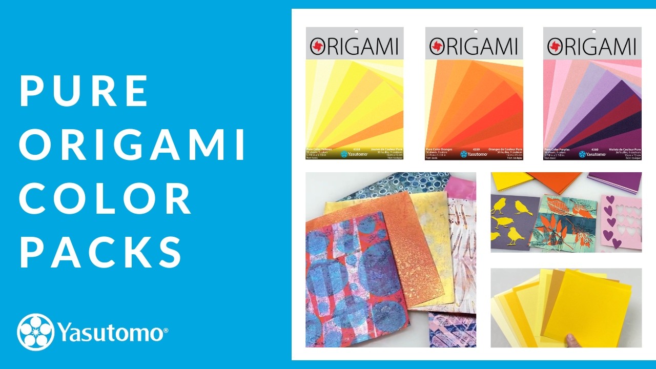 PURE Origami Color Packs - Yellow, Orange & Purple