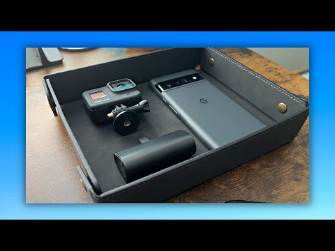 Easy Organization for Men | PU Leather Valet Tray (CASIRENA)