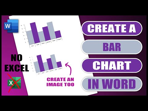 Create a bar Chart in Word WITHOUT EXCEL | Easy Tutorial