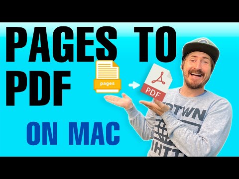 HOW TO CONVERT PAGES TO PDF ON MAC IN TWO MINUTES - OS VENTURA 2023