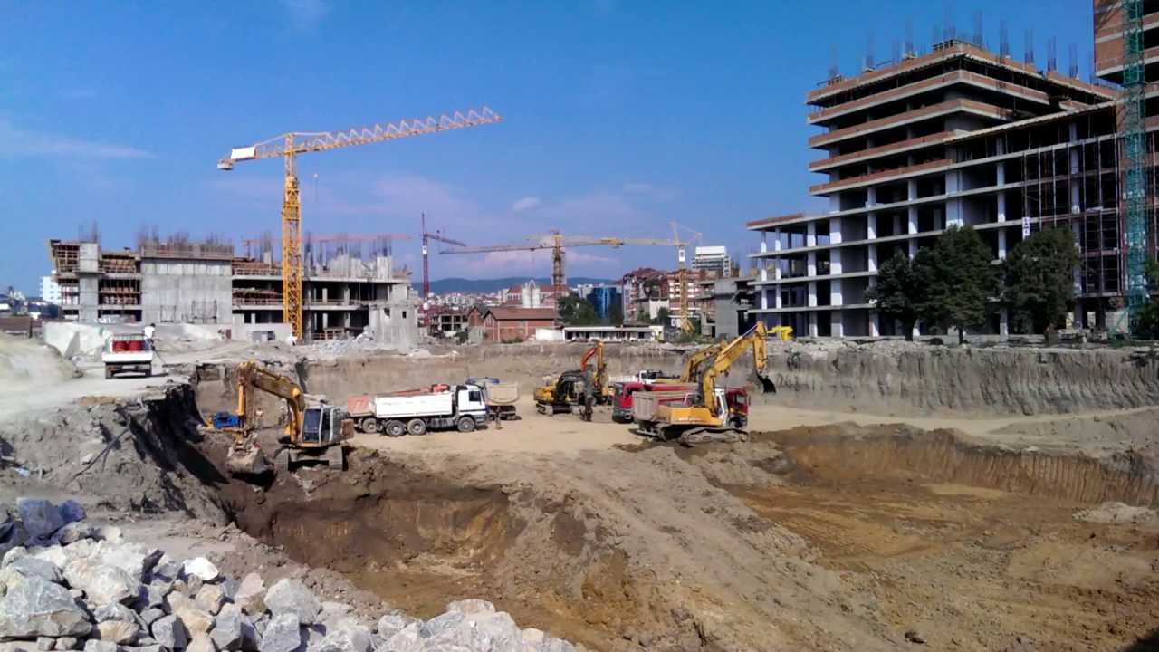New Construction in Prishtina, 21.07.2013, KOSOVA.