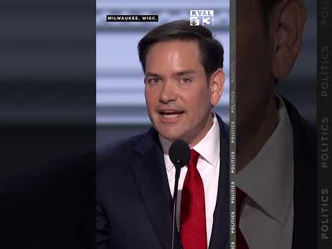 U.S. Senator Marco Rubio speaks on, pays tribute to Corey Comperatore during RNC speech