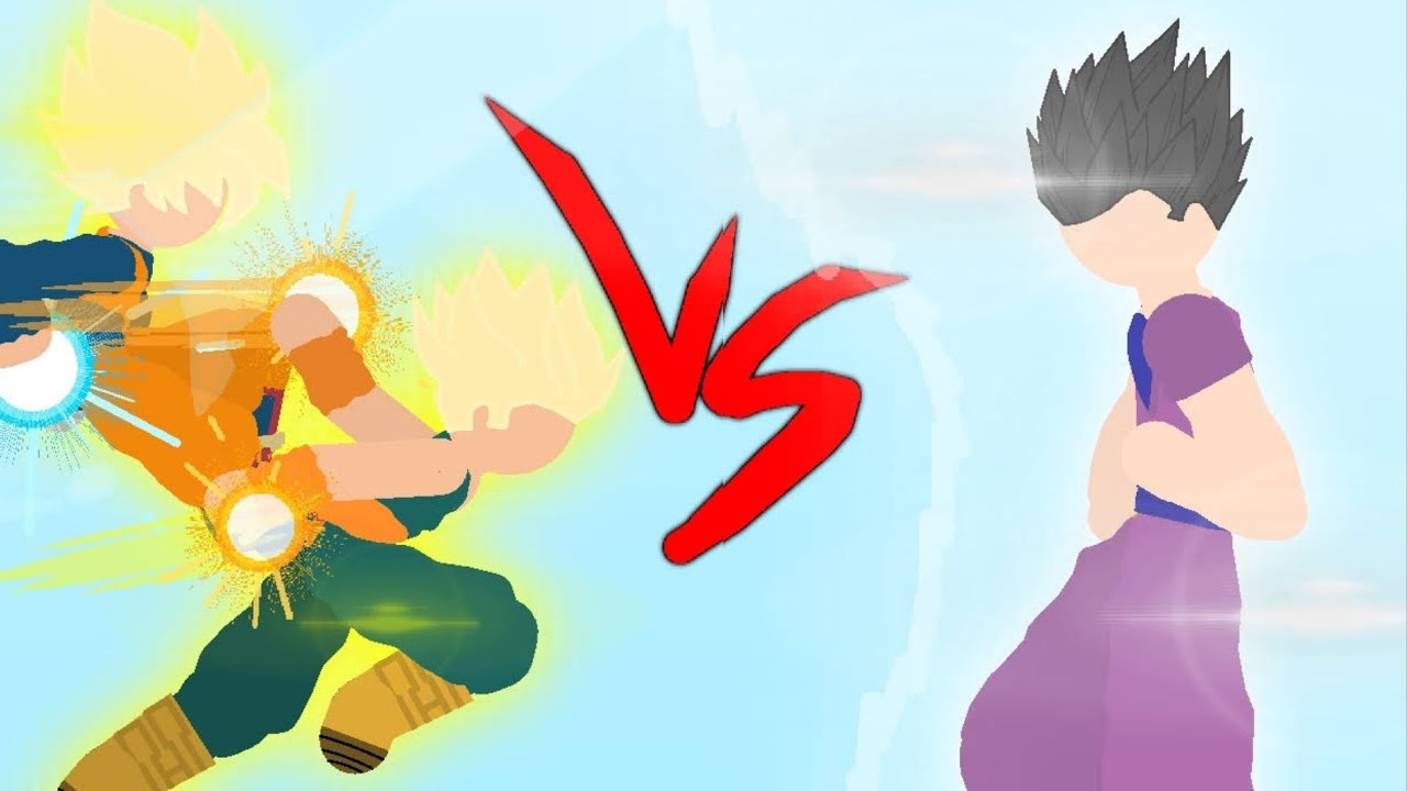 Goten e Trunks VS Gohan (DBS) || Stick Nodes