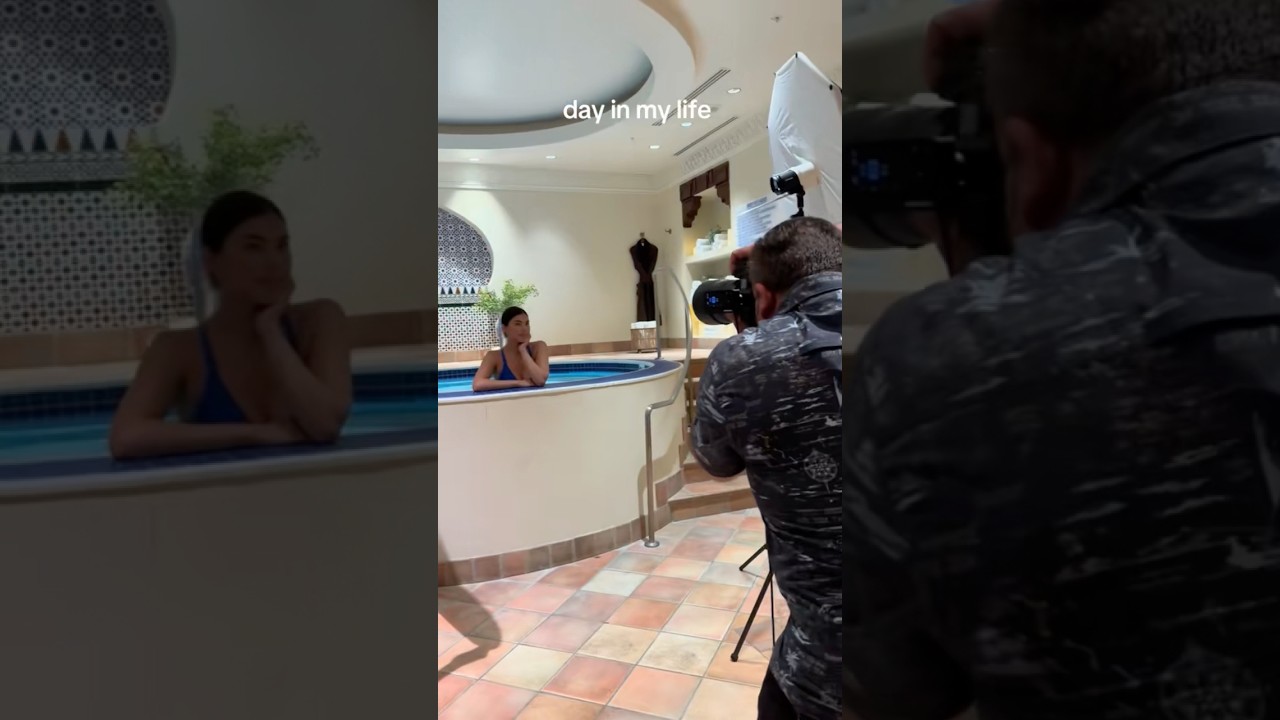 Day in my life modeling. Commercial for a hotel spa in Vegas! 🧖‍♀️  #modeling #dayinmylife #vlog