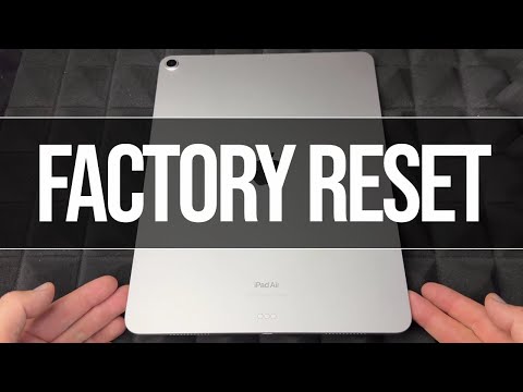 How to Factory Reset iPad Air 2024
