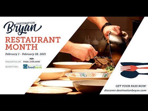 Bryan Restaurant Month | Feb. 1 - 28 | Bryan, TX