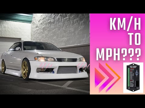 JDM Speedometer/odometer unit conversion | KMH to MPH | JZX90 | KMH cluster to read MPH