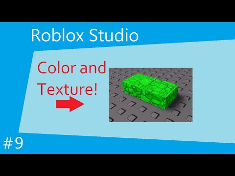 How to apply Texture/Color in Roblox Studio