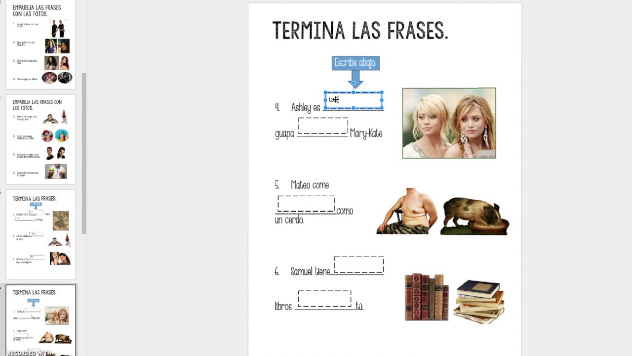 Spanish Comparisons and Superlative Google Drive Activities