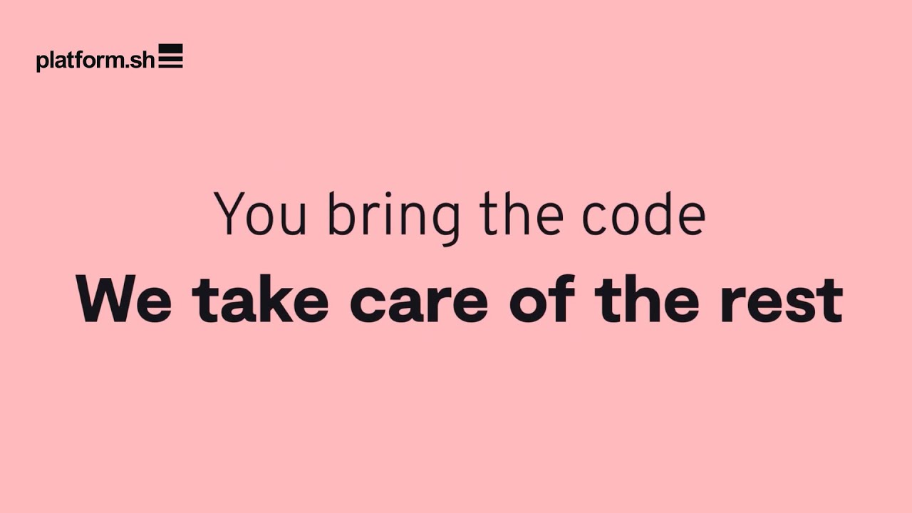 What we do as a PaaS l Platform.sh