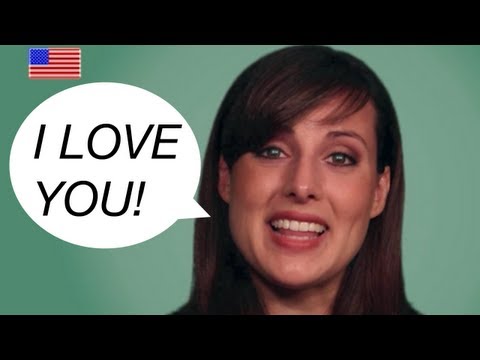 ESL Learning English - How To Say "I love you" - Ingles - 英語 - 美语 - English