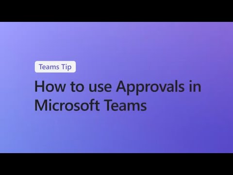 How to manage approval requests in Microsoft Teams