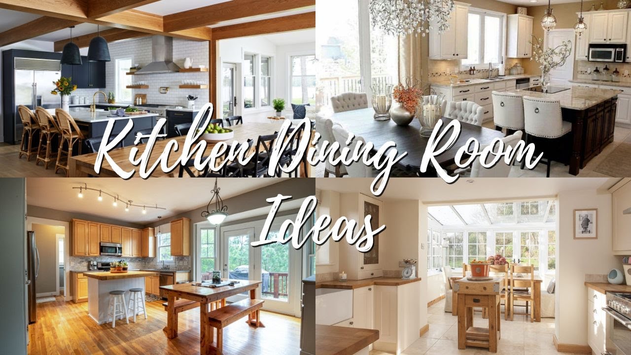 Stylish Kitchen Dining Room Ideas Create a Seamless and Functional Open-Plan Space Dining Room Sets