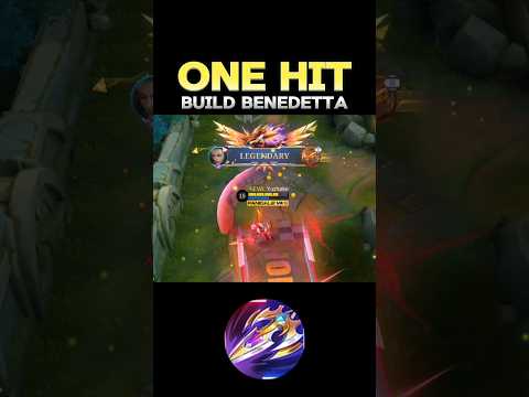 😱 WATCH THIS - BEST BENEDETTA 2024❓(ONE HIT) ~ MLBB 🔥 #mobilelegends #onehitbuild #benedetta #shorts