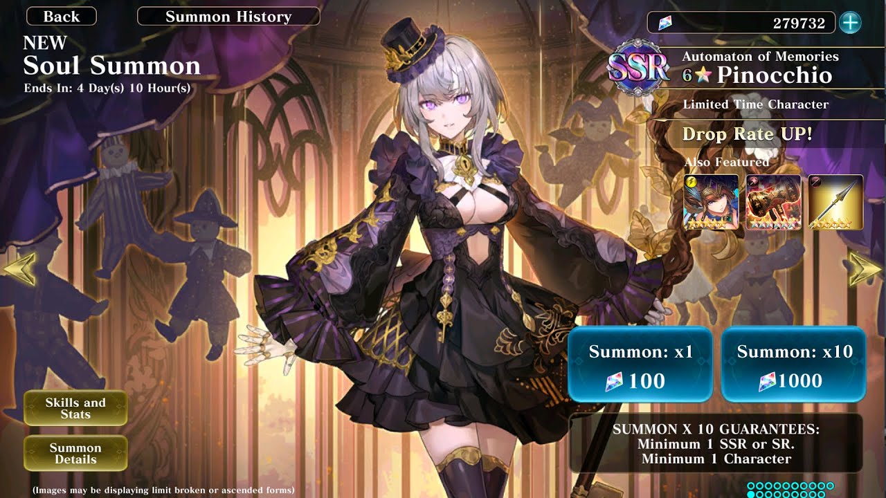 Automation of Memories Pinocchio - Gacha & Full Awakening - Evertale 2.0.100