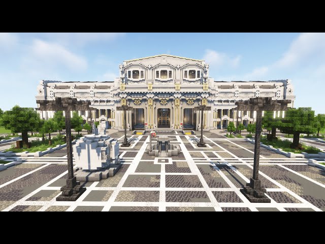 A working train station in Minecraft - Milano Centrale - Create mod ...