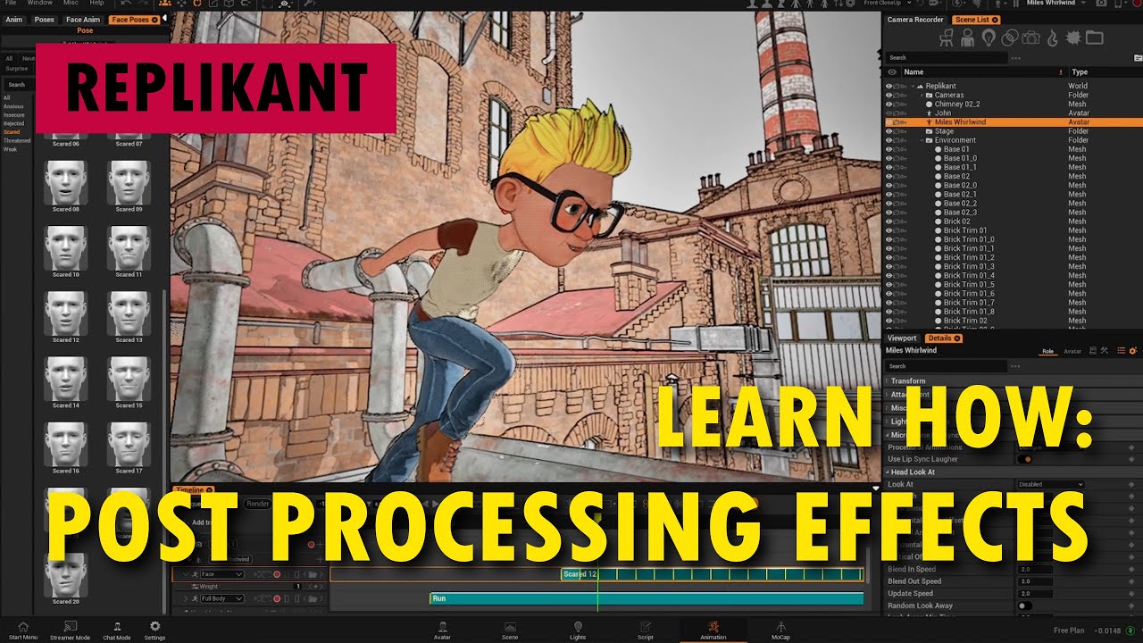Learn How:  Post Processing Effects (available in the next expansion)
