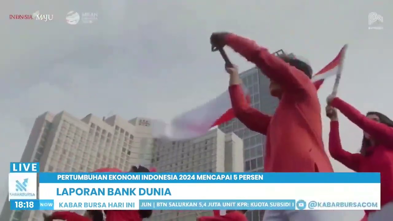 Bank Dunia Proyeksikan Pertumbuhan Ekonomi Indonesia 5% pada 2024