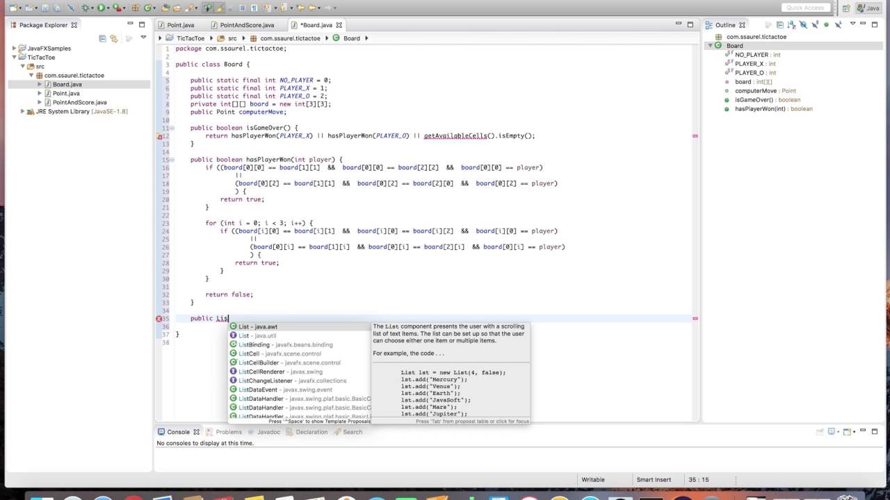 Implement an AI for a game in Java with the MinMax Algorithm
