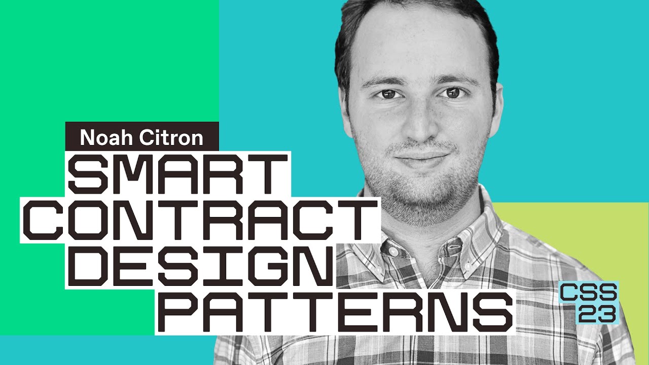 Smart contract design patterns | Noah Citron